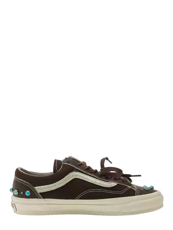 VANS Premium Old Skool Lace-up Sneakers - Brown