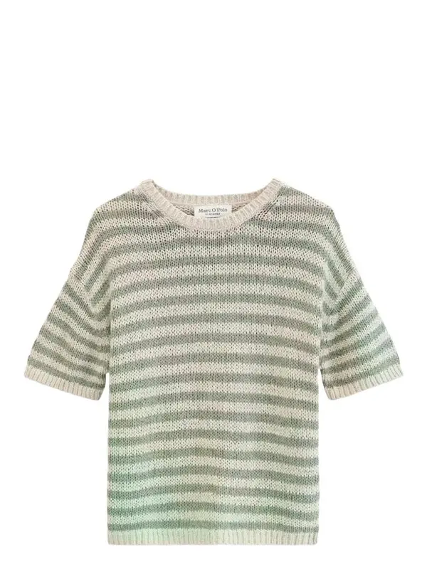 Marc O'polo Striped Knit T-shirt - Green