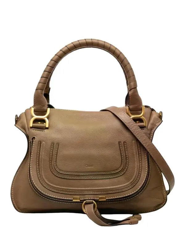 Chloé 2012 Medium Leather Marcie Satchel - Brown