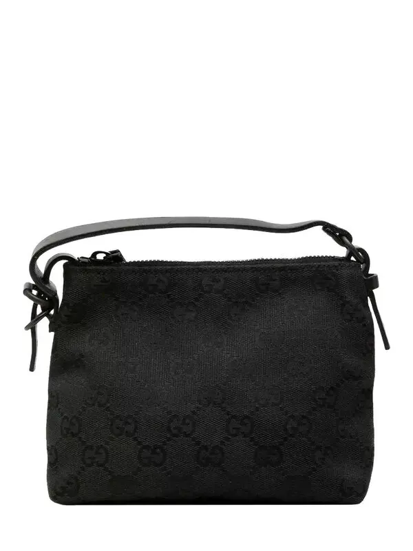 Gucci Gg Canvas Handbag - Black