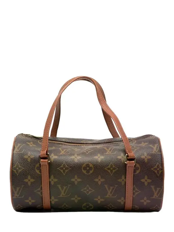 LOUIS VUITTON 1995 Monogram Papillon 26 Handbag - Brown