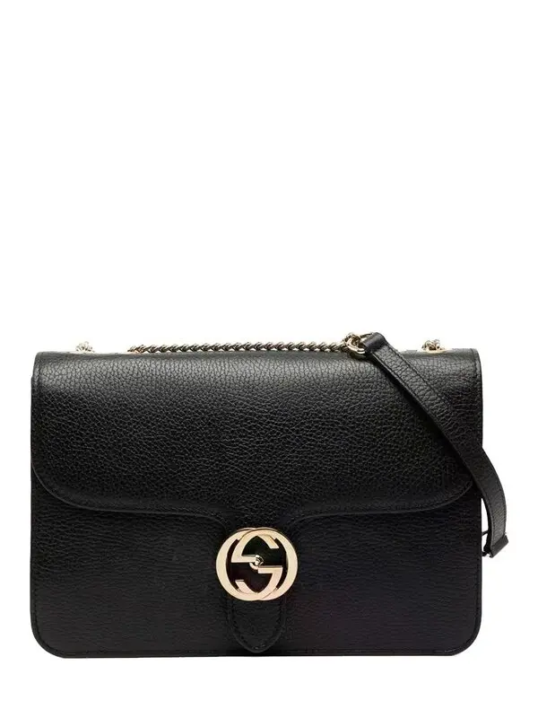 Gucci Interlocking G Crossbody Bag - Black