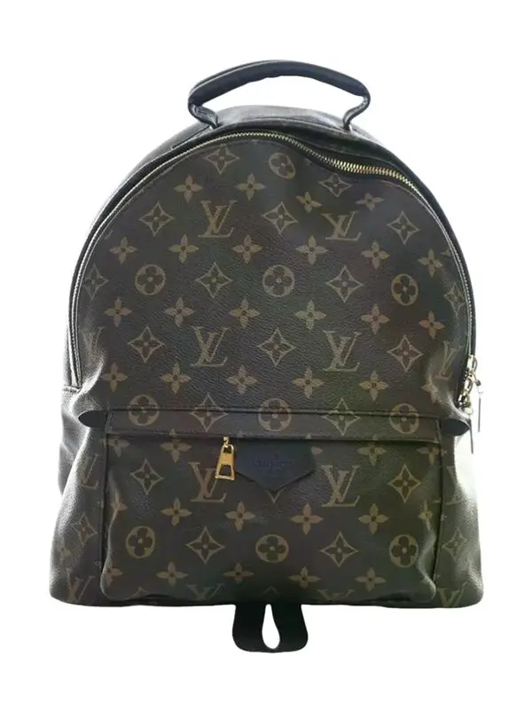LOUIS VUITTON Monogram Palm Springs Mm Backpack - Brown