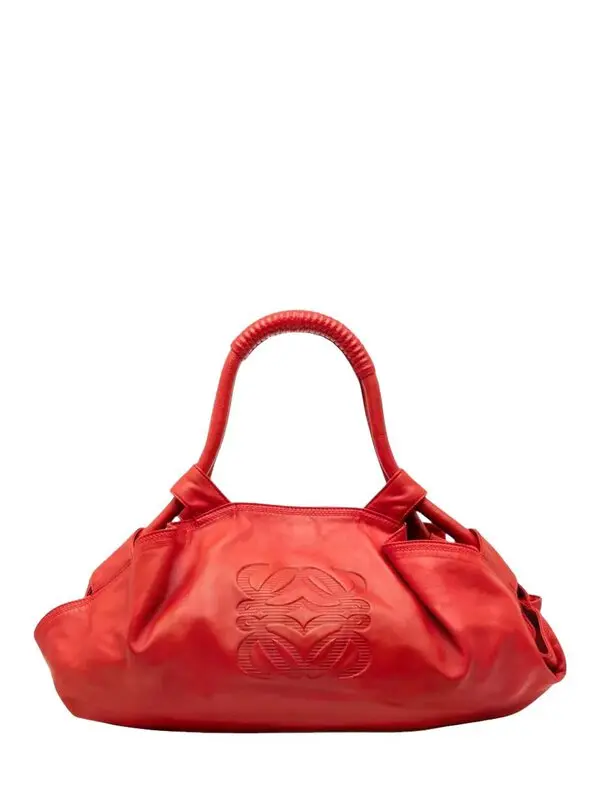 Loewe 2000-2025 Nappa Aire Hobo Bag - Red