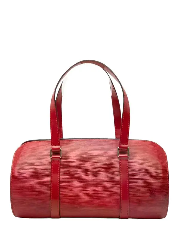 LOUIS VUITTON 1997 Epi Soufflot Handbag - Red