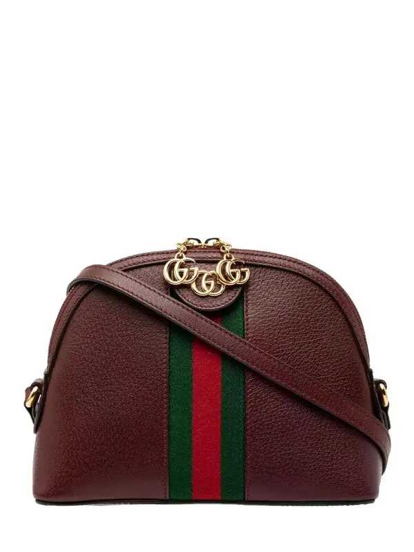Gucci Small Ophidia Dome Crossbody Bag - Red