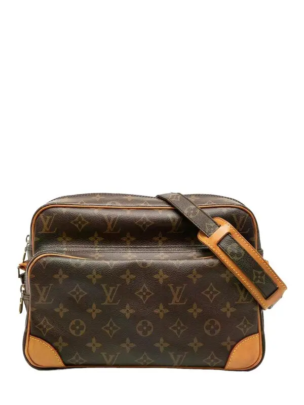LOUIS VUITTON 2005 Monogram Nil Crossbody Bag - Brown