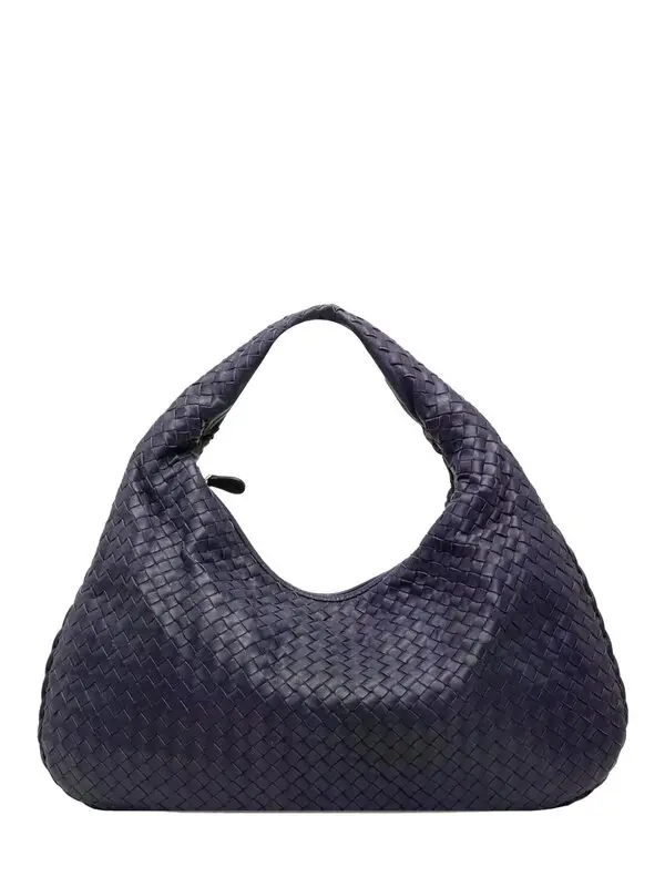 Bottega Veneta Medium Nappa Intrecciato Veneta Hobo Bag - Blue