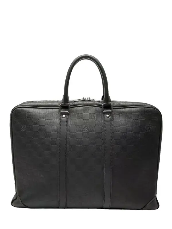 LOUIS VUITTON Damier Infini Porte-documents Voyage - Black
