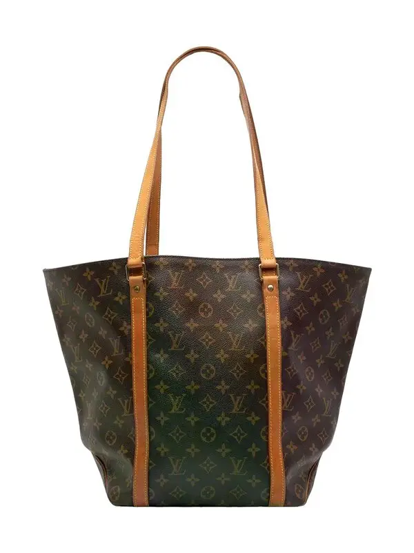 LOUIS VUITTON 2000 Monogram Sac Shopping Tote Bag - Brown