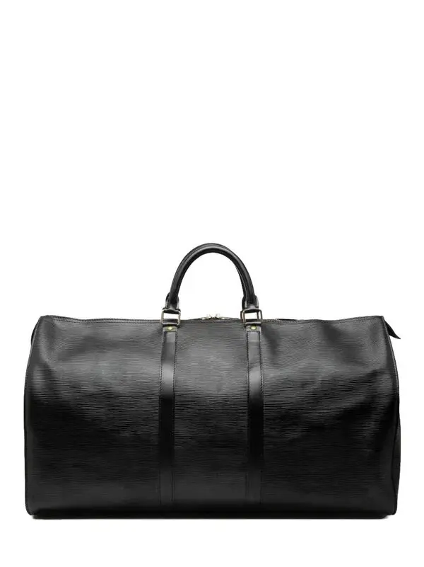 LOUIS VUITTON 1993 Epi Keepall 55 Travel Bag - Black