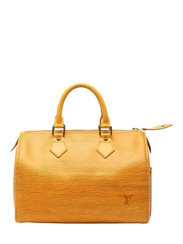 LOUIS VUITTON 1995 Epi Speedy 25 Boston Bag - Yellow