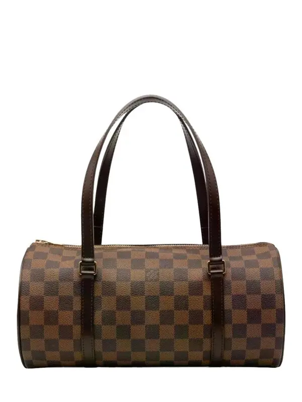 LOUIS VUITTON 2006 Damier Ebene Papillon 30 Handbag - Brown