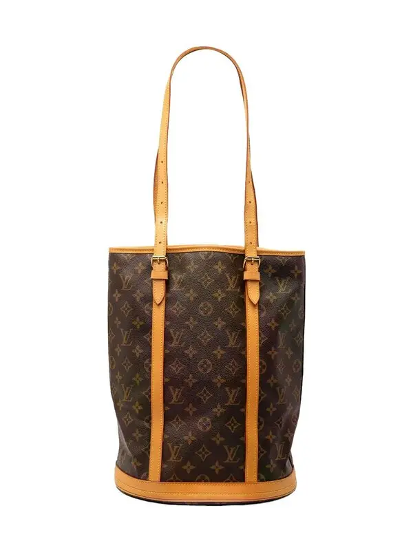 LOUIS VUITTON 2008 Monogram Gm Bucket Bag - Brown