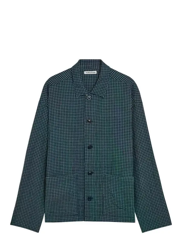 You Must Create Pj Check Shirt - Blue