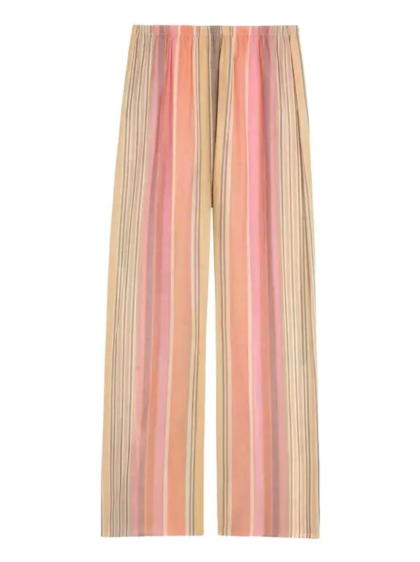 Faithfull The Brand Striped Palazzo Pants - Pink