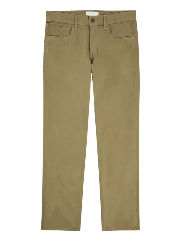 Citizens Of Humanity Elijah Straight-leg Stretch-twill Trousers - Beige
