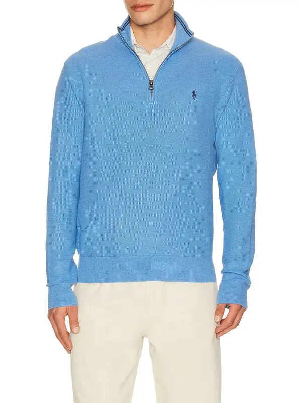 Polo Ralph Lauren 1/2 Zip Pullover - Soft Royal Heather