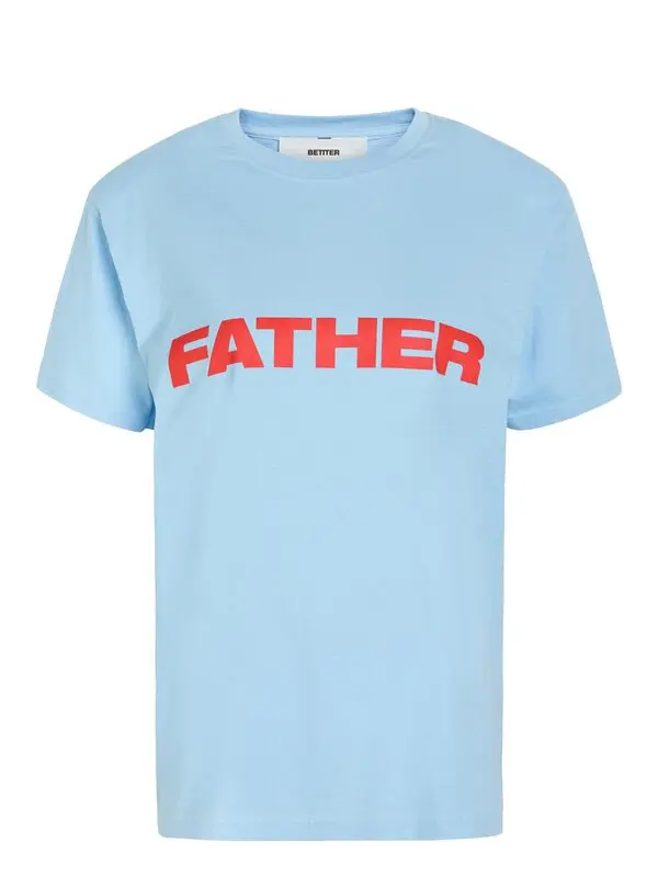 BETTTER Printed Cotton T-shirt - Blue