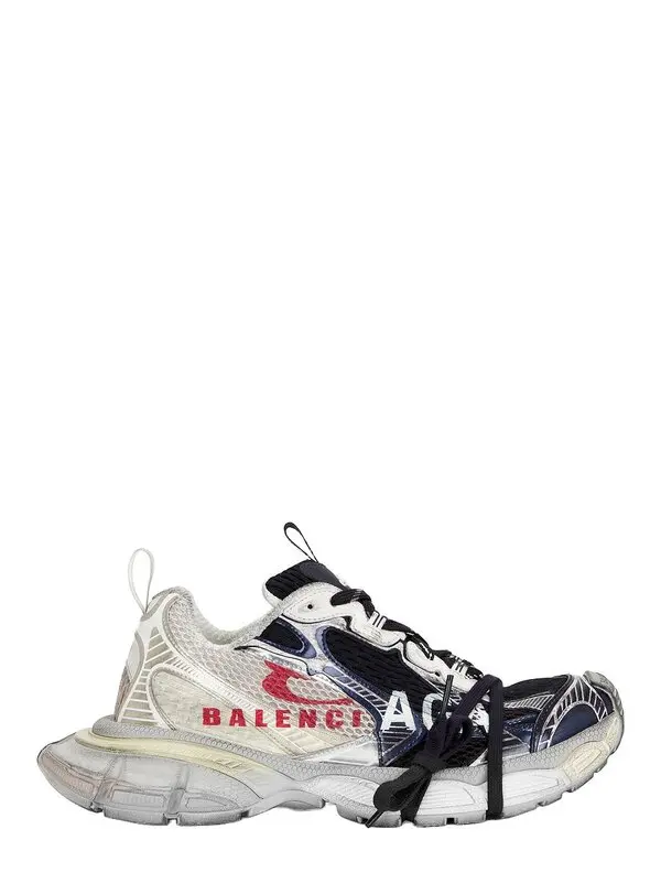 Balenciaga 3xl Sneaker - Eggshell  Red  & Navy