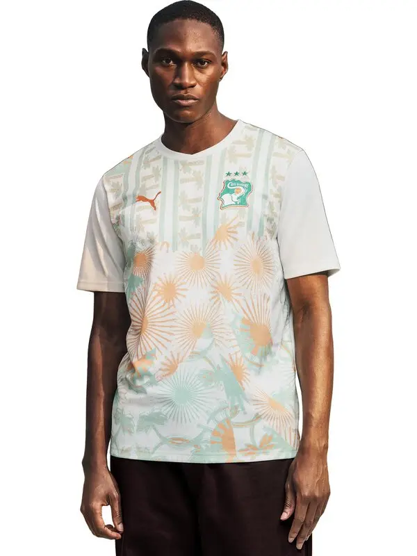 PUMA Cote D'ivoire Away Soccer Jersey - White