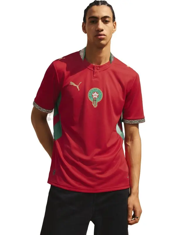 PUMA Morocco Home Soccer Jersey - Red