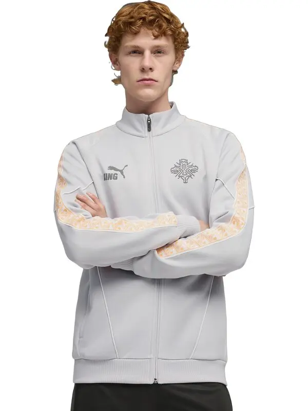 PUMA Iceland King Anthem Soccer Jacket - Gray