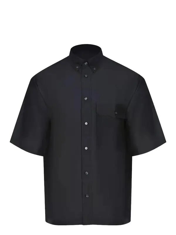 Emporio Armani Pocket Short-sleeve Shirt - Black