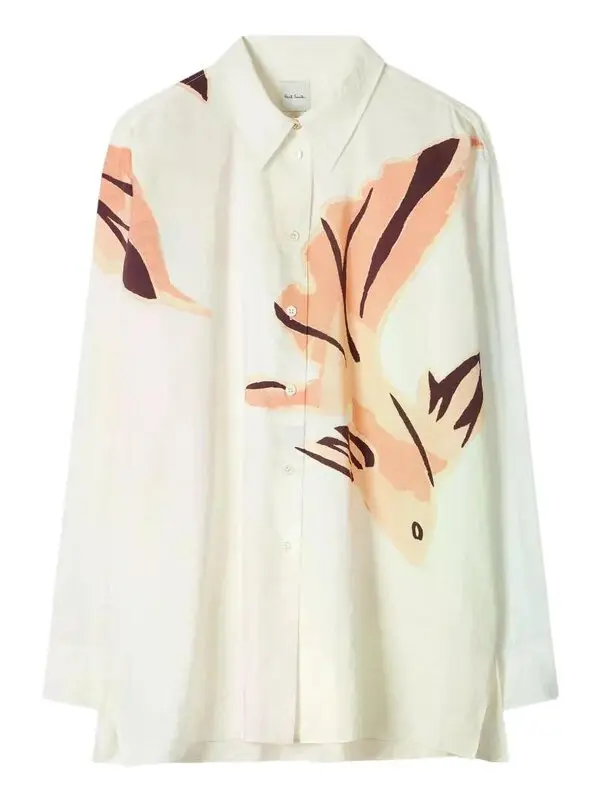 Paul Smith Floral Print Shirt - Neutrals