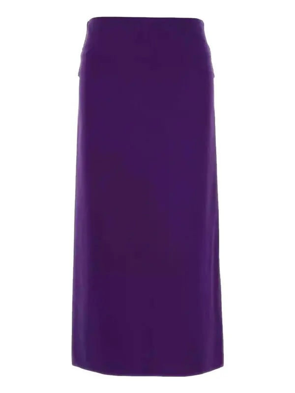 JIL SANDER Straight Midi Skirt - Purple