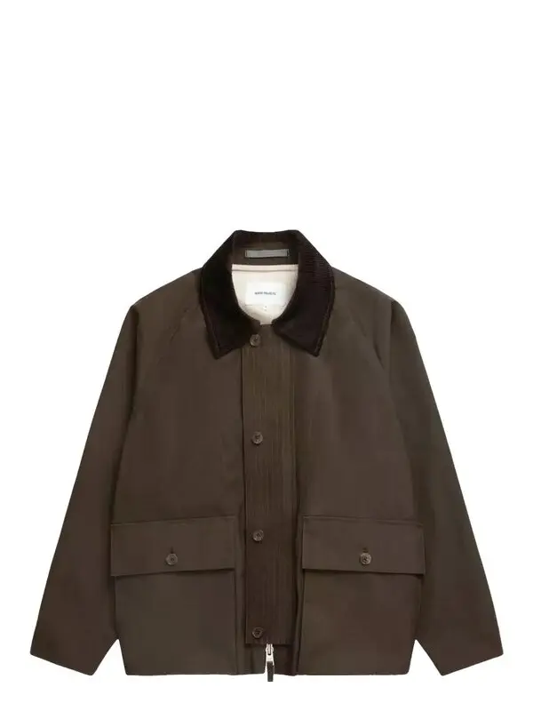 Norse Projects Corduroy Collar Jacket - Brown