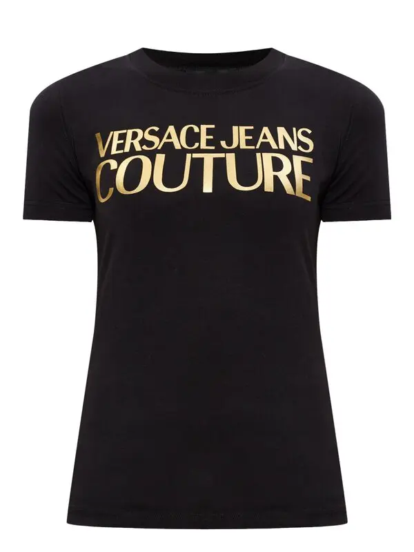 Versace Logo-printed T-shirt - Black