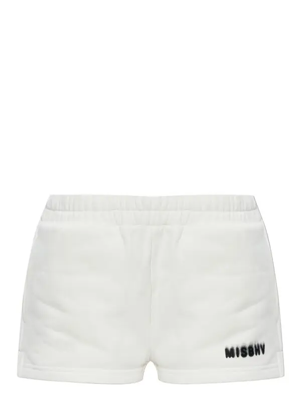 MISBHV Logo-printed Shorts - White