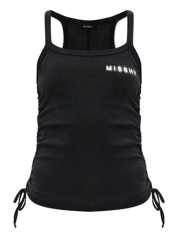 MISBHV Fitted Strappy Top - Black