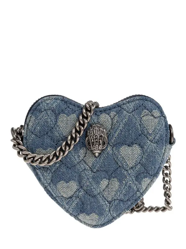 Kurt Geiger Micro Heart Shoulder Bag - Blue