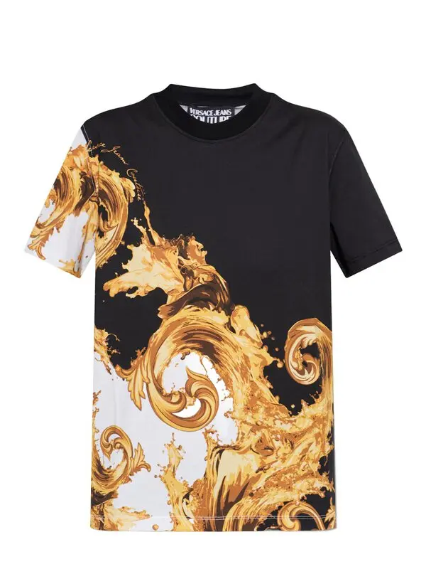 Versace Barocco Print T-shirt - Black