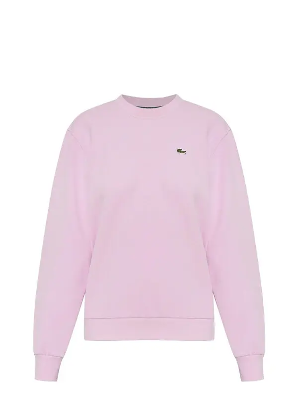 Lacoste Sweatshirt With Logo Patch - Pink