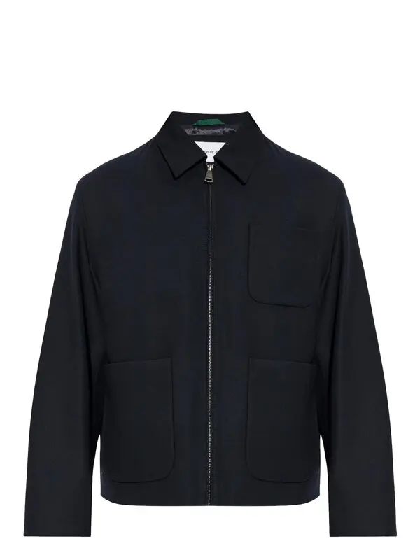 Lacoste Jacket With Pockets - Navy Blue