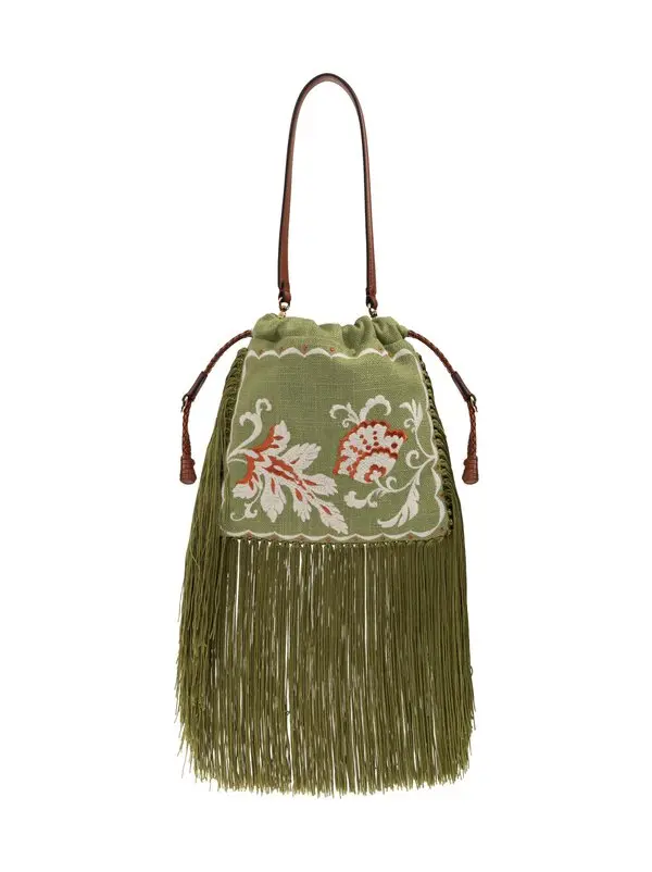 Etro Kalispera Small’ Shoulder Bag - Green