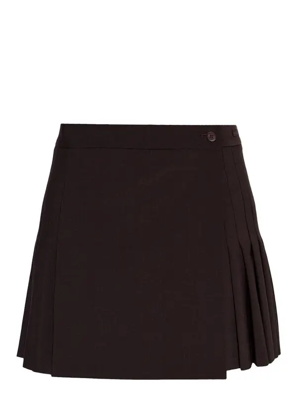 Lacoste Pleated Skirt - Brown