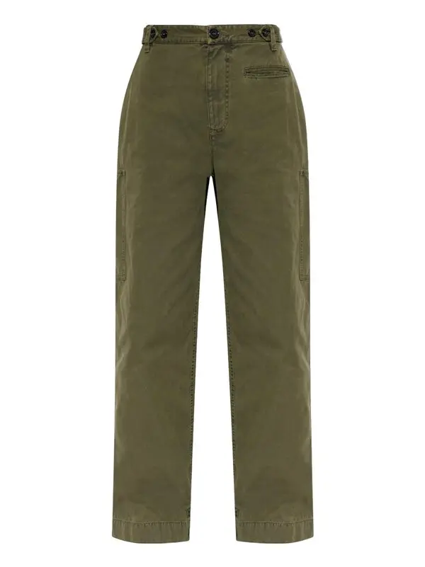 JW Anderson Wide Leg Trousers With Pockets - Green