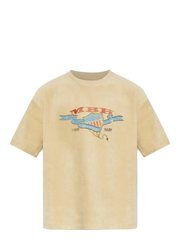 MISBHV Terry Cotton T-shirt - Beige