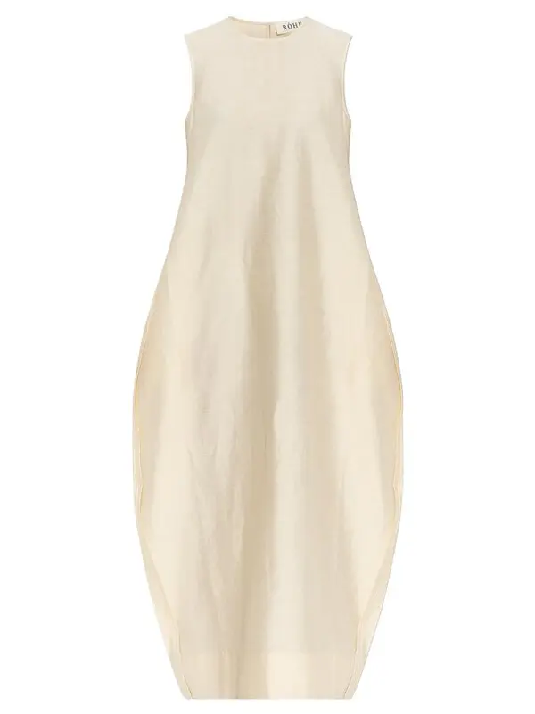RÓHE Loose-fit Ankle-length Dress - Cream
