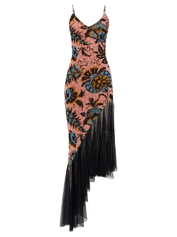 Etro Patterned Strappy Dress - Multicolour
