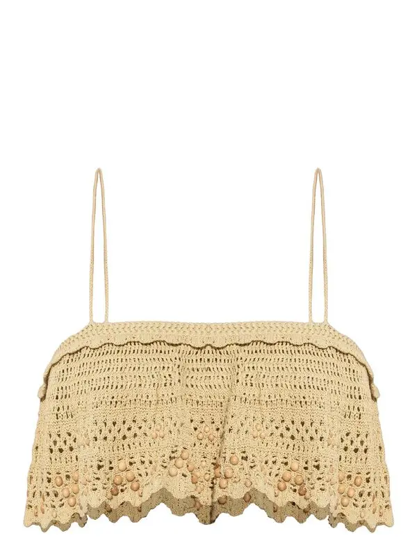 Isabel Marant Oravlel Knit Top - Beige