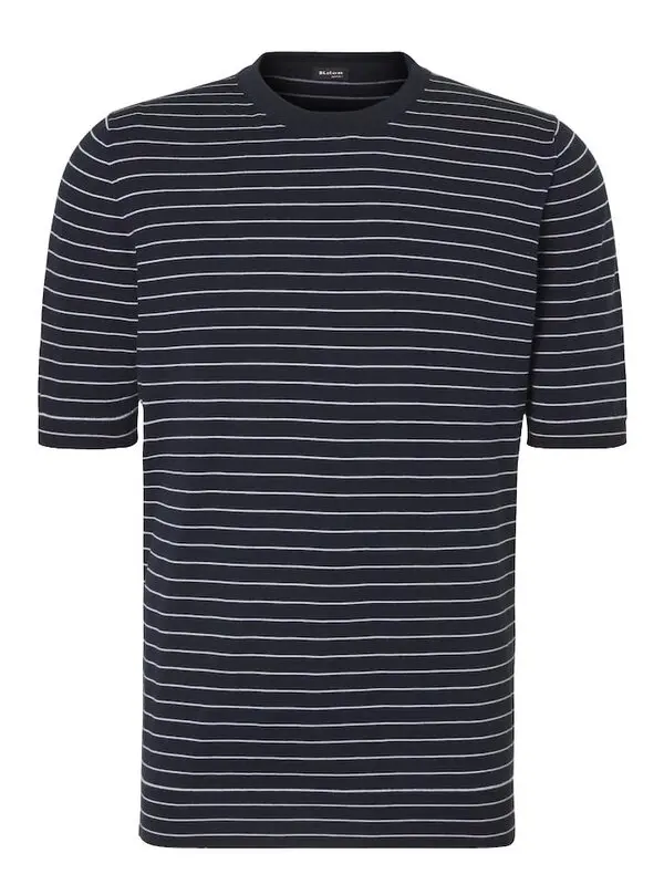 Kiton Cotton T-shirt - Blue