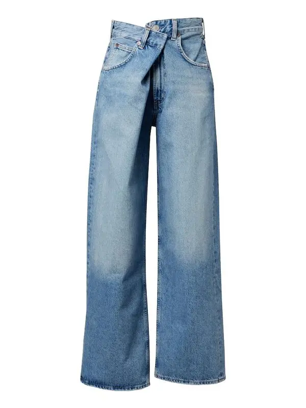AGOLDE Vana Wide-leg Jeans - Blue