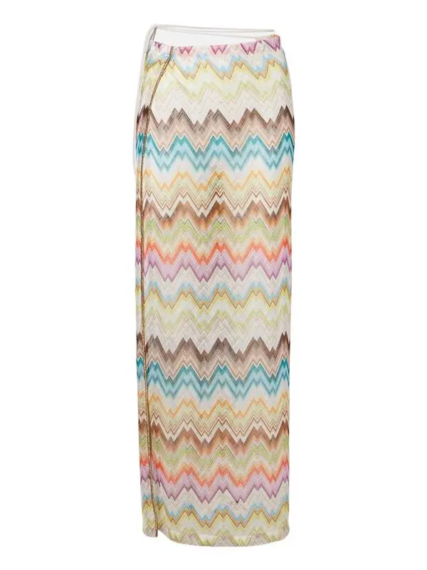 Missoni Zigzag Wrap Skirt - Multicoloured