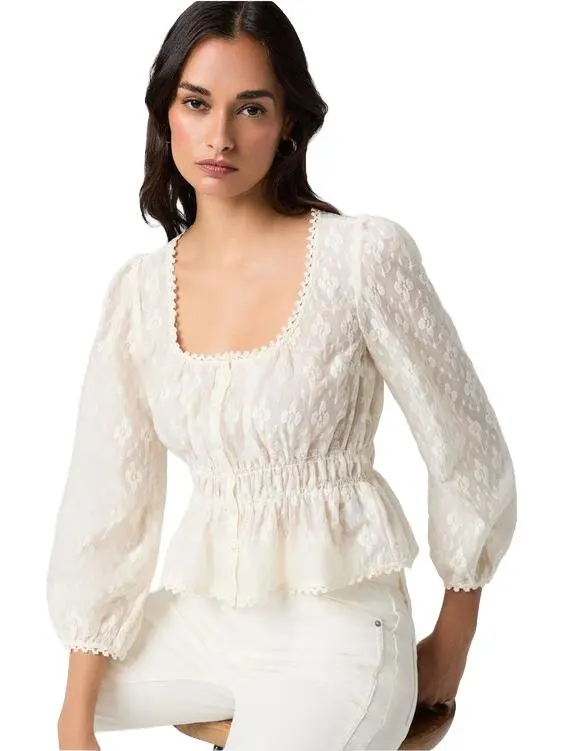 Paige Jay Blouse - White