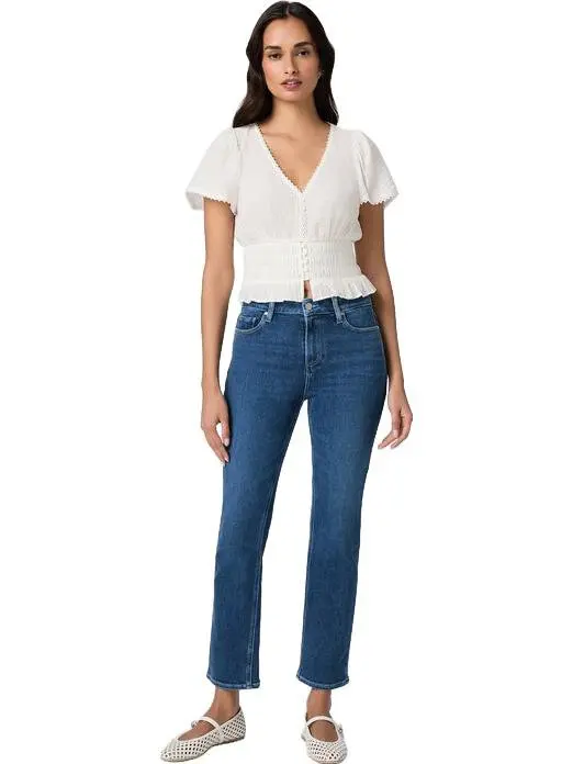 Paige Cindy Straight Leg Jean - Denim